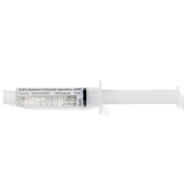 0.9% Sodium Chloride Pre-Filled Normal Saline Flush Syringes - Medical ...