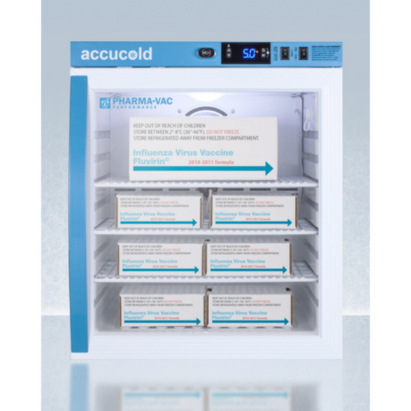 Accucold 1 Cu. Ft Medical / Med Spa Countertop Refrigerator - Medical ...
