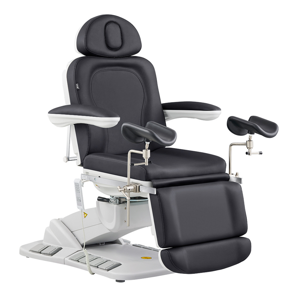 DIR Fiona Exam Table With Stirrups (8246EBYH-stirrups) - Medical Spa Supply