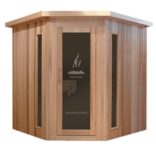 Saunacore Neo Classic – Corner Model Traditional Indoor Saunas ...