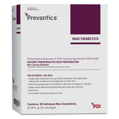 PDI Prevantics® Swab, Swabstick & Maxi Swabstick - Medical Spa Supply